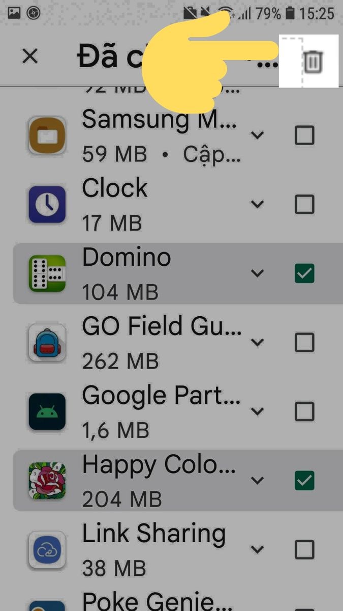Cách xoá nhiều ứng dụng cùng lúc trên điện thoại Android