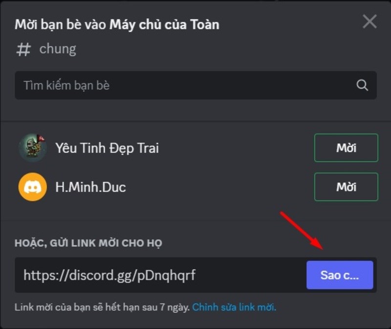 Hướng dẫn cách lấy link Discord nhanh chóng, đơn giản