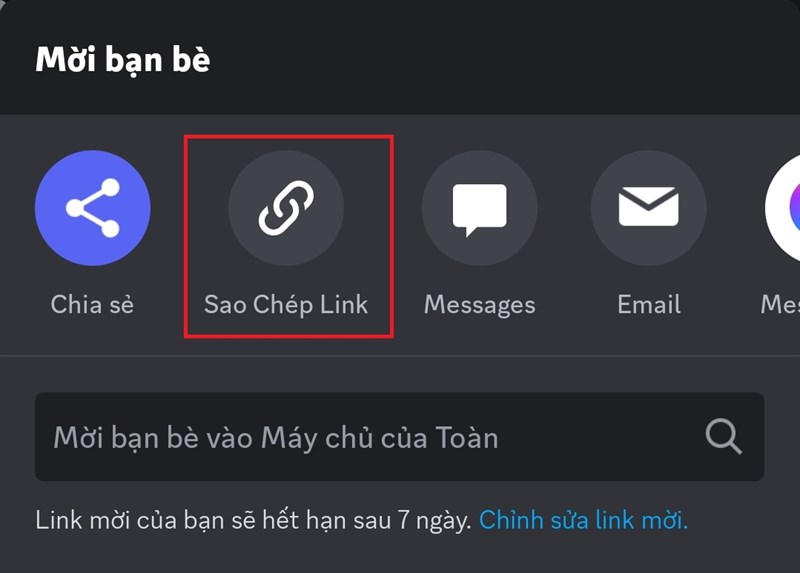 Hướng dẫn cách lấy link Discord nhanh chóng, đơn giản
