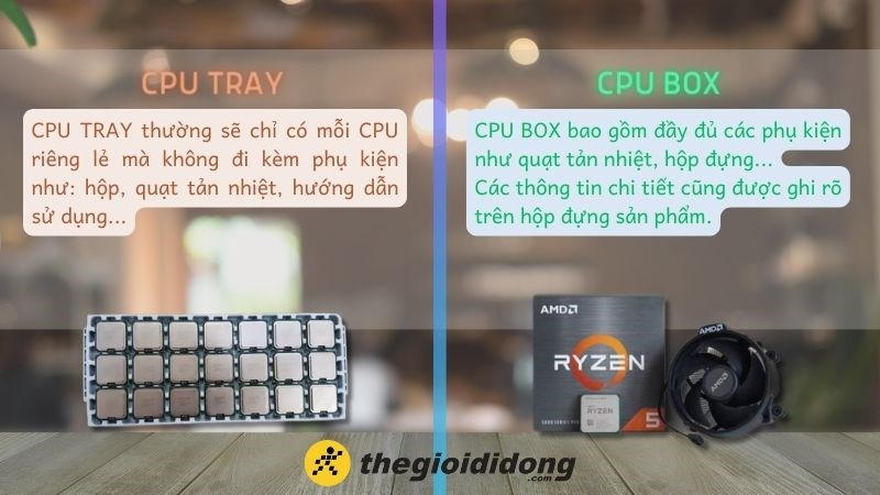 CPU Tray là gì? Có nên mua không? Phân biệt giữa CPU Tray và CPU Box