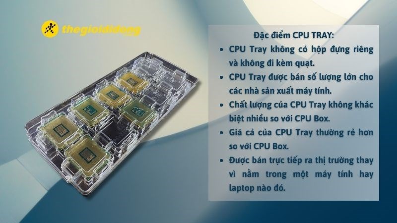 CPU Tray là gì? Có nên mua không? Phân biệt giữa CPU Tray và CPU Box