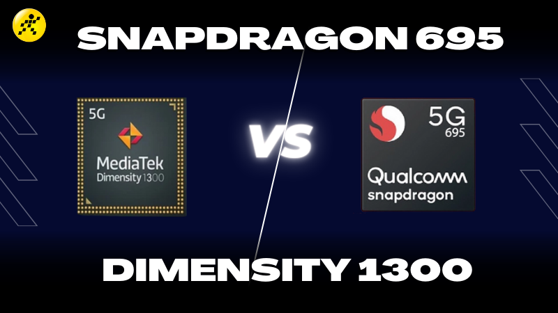 So sánh chip Dimensity 1300 vs Snapdragon 695, Đàn em vùng lên