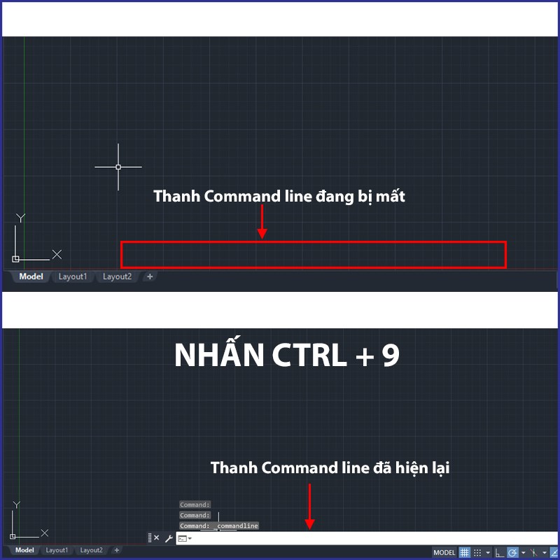 6 Cách hiển thị thanh công cụ bị mất trong AutoCAD nhanh chóng