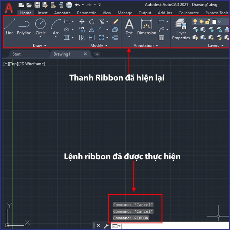 6 Cách hiển thị thanh công cụ bị mất trong AutoCAD nhanh chóng