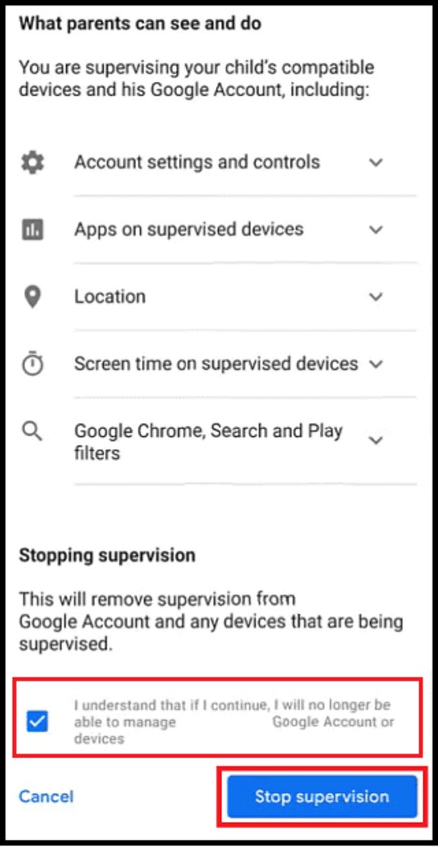 Cách tắt và xoá quyền kiểm soát của cha mẹ trên Google Family Link