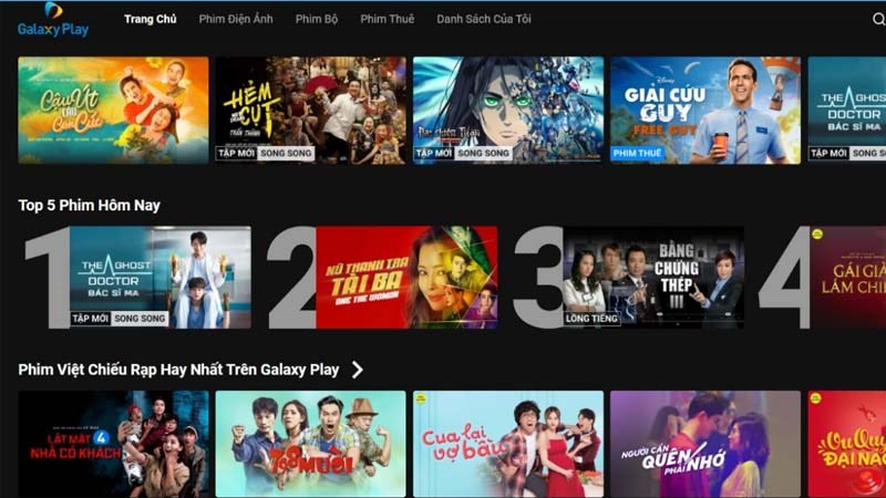 Galaxy Play là gì? Giá gói thuê theo tháng và phim lẻ trên Galaxy Play