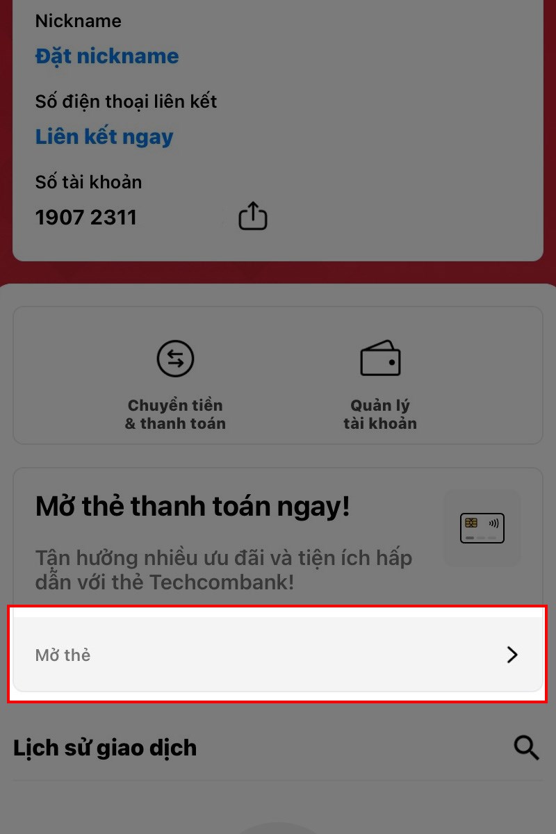 Cách làm thẻ Techcombank online tại nhà dễ dàng trong 3 phút