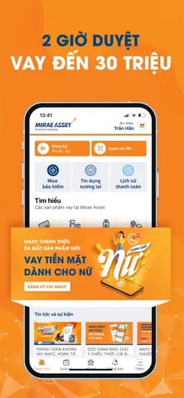 My Finance - Ứng dụng theo dõi khoản vay và thanh toán của Mirae Asset