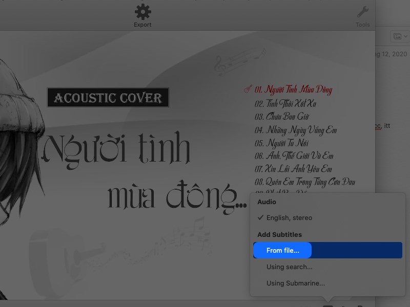Isubtitle - Phần mềm làm phụ đề video, phim trên Mac