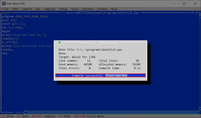 Tải Free Pascal 3.2 | Phần mềm học lập trình tin học miễn phí
