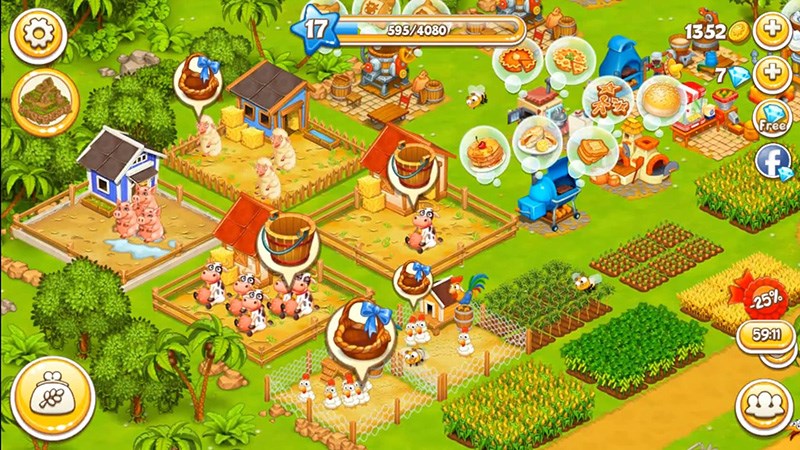 Tải Farms Paradise - Nông Trại Thiên Đường | Game mô phỏng