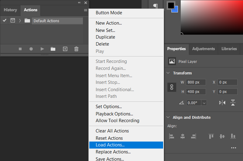 Cách thêm và sử dụng Action trong Photoshop đơn giản, nhanh chóng