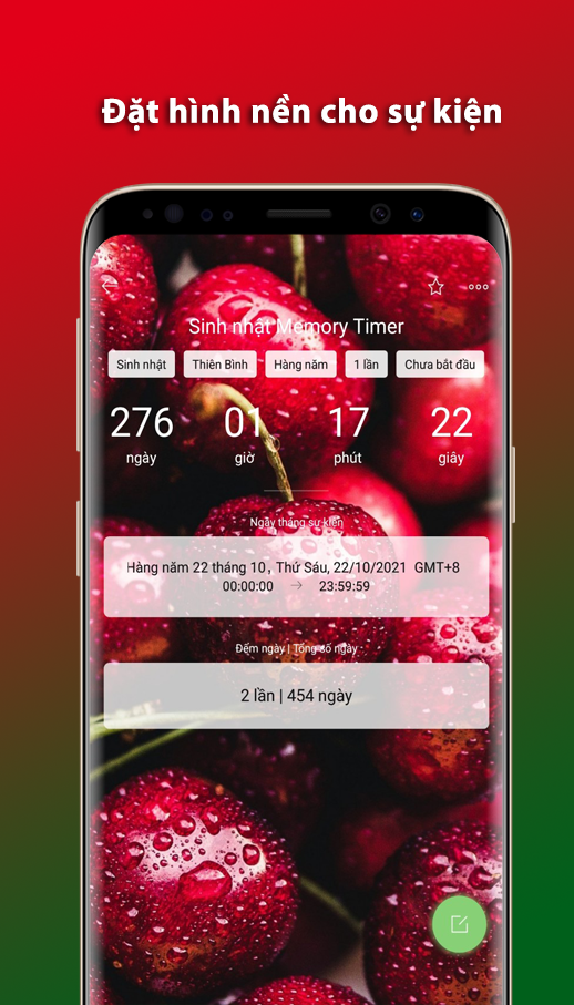 Memory Timer: Ứng dụng đếm ngược ngày, đếm ngày countdown