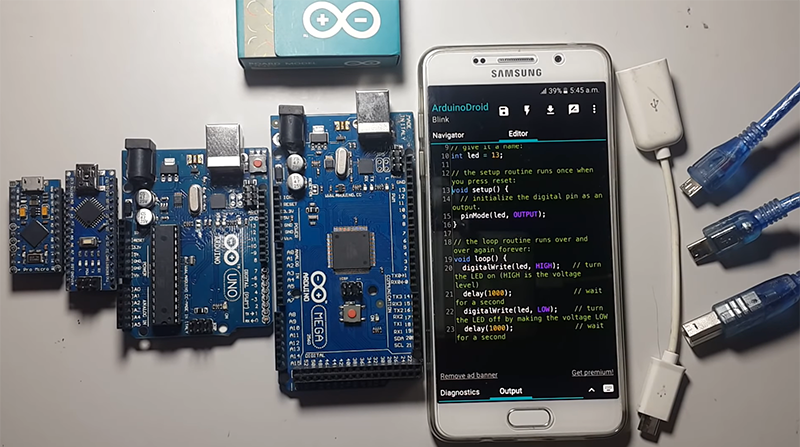 Phần mềm lập trình Arduino Android miễn phí trên Android