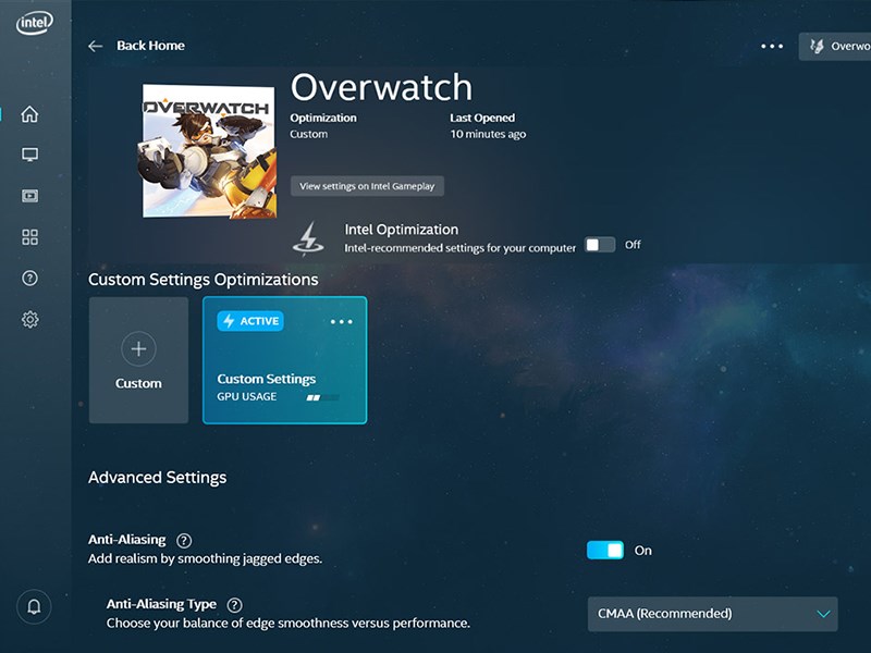 Intel Graphics Command Center - Tăng trải nghiệm sử dụng PC