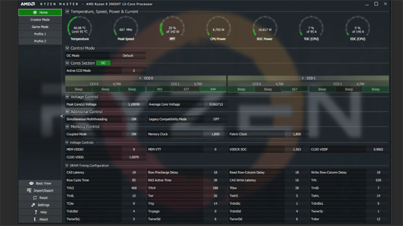 AMD Ryzen Master - Trình ép xung hệ thống độc quyền của AMD