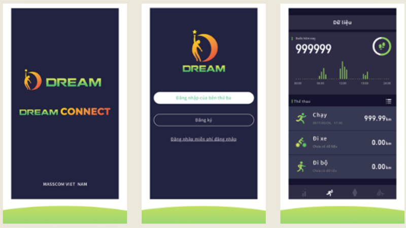 Dream Connect: Ứng dụng quản lý khả năng vận động qua đồng hồ thông minh