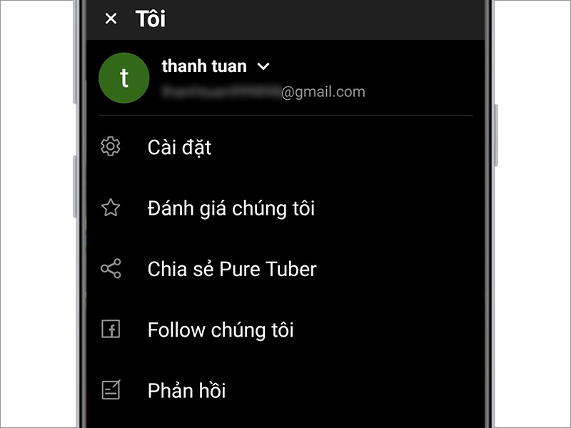 Tải Pure Tuber - App nghe nhạc youtube tắt màn hình Android
