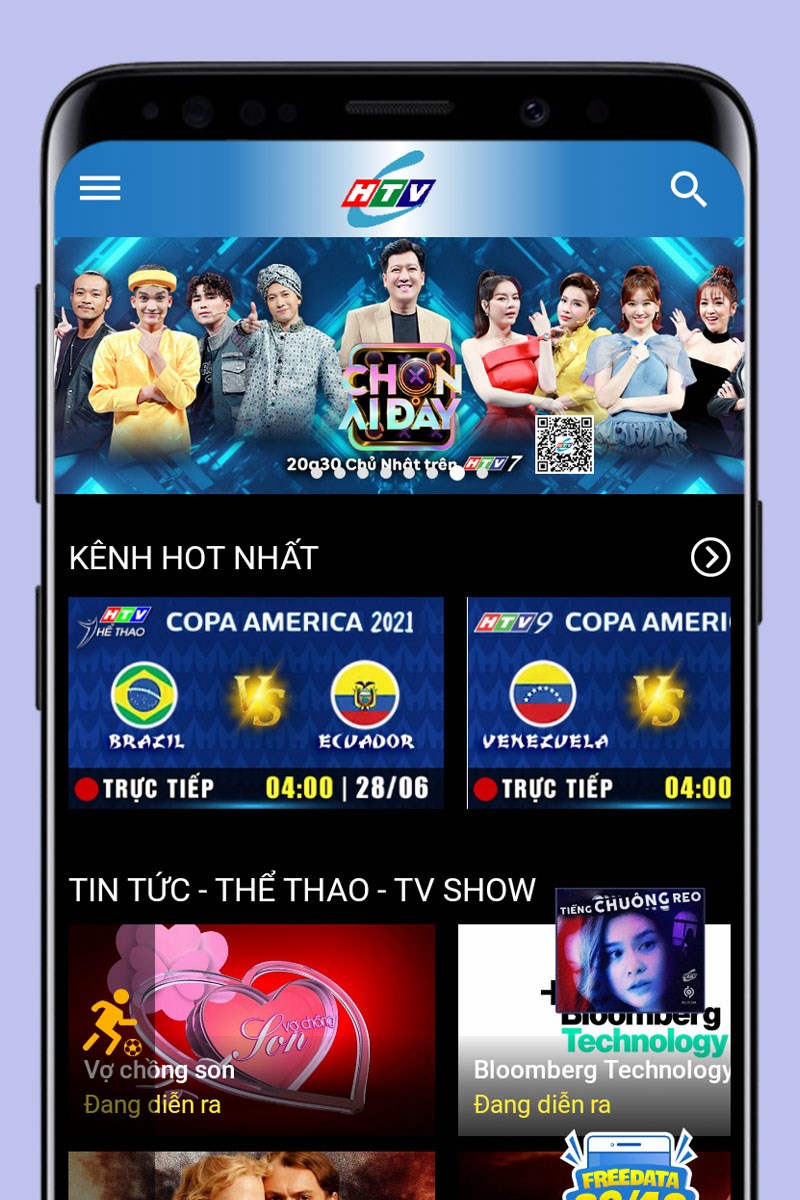 Tải HTVC - Xem TV mọi lúc mọi nơi cùng truyền hình cáp HTV