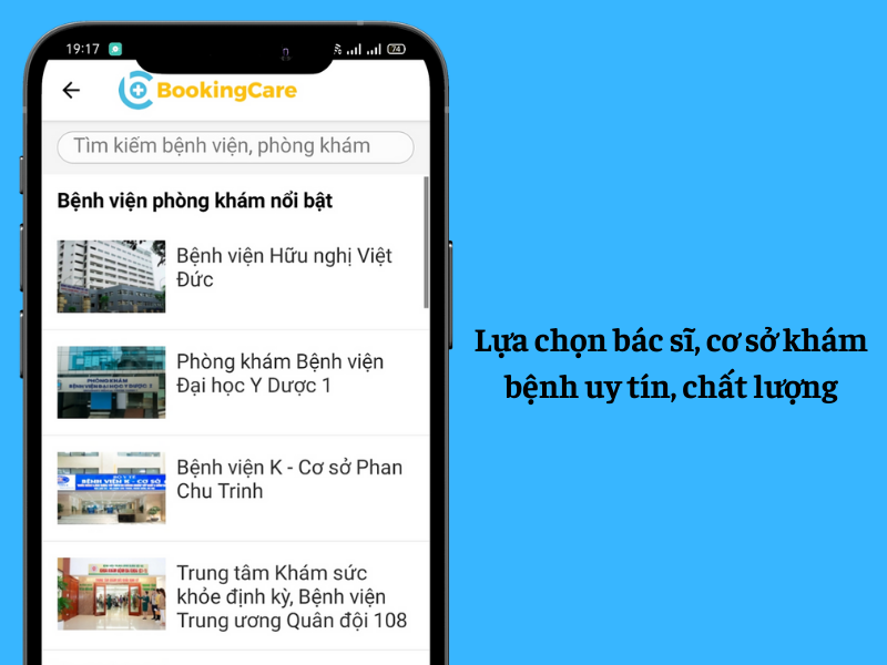 BookingCare: Ứng dụng đặt lịch khám bệnh trực tuyến