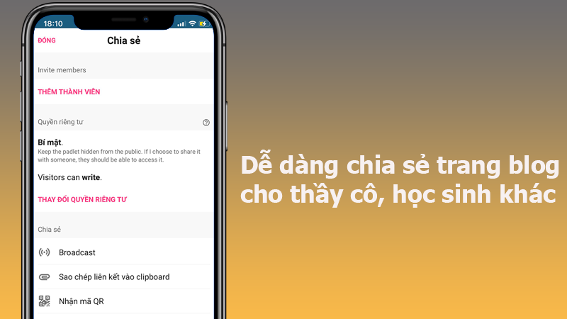 Ứng dụng tạo trang blog cá nhân trong học tập