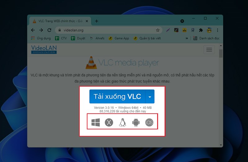 Tải VLC Media Player: Phần mềm xem video, nghe nhạc trên máy tính