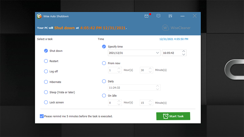 Download Auto Shutdown: Phần mềm hẹn giờ tắt máy tính PC