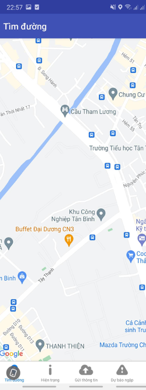 Bản đồ ngập lụt Tại Tp Hồ Chí Minh