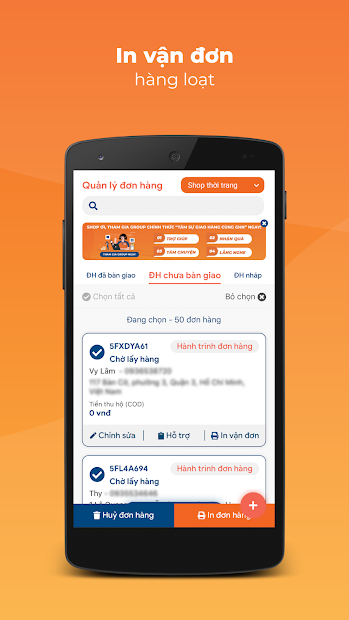 Ứng dụng GHN Express - Giao Hàng Nhanh | Link tải free, cách sử dụng