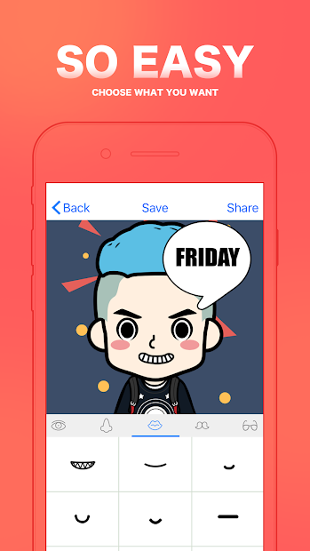 FaceQ- Tạo avatar chibi vui nhộn
