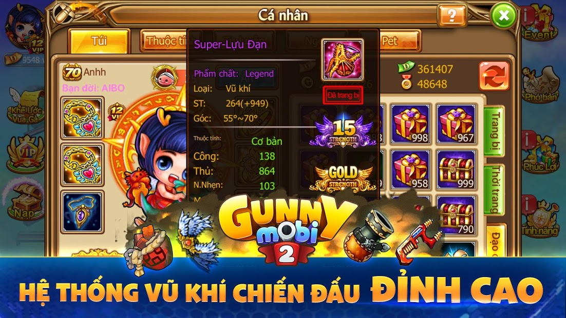 Tải game Gunny Mobi - Bắn Gà Teen & Chibi | Hướng dẫn cách chơi