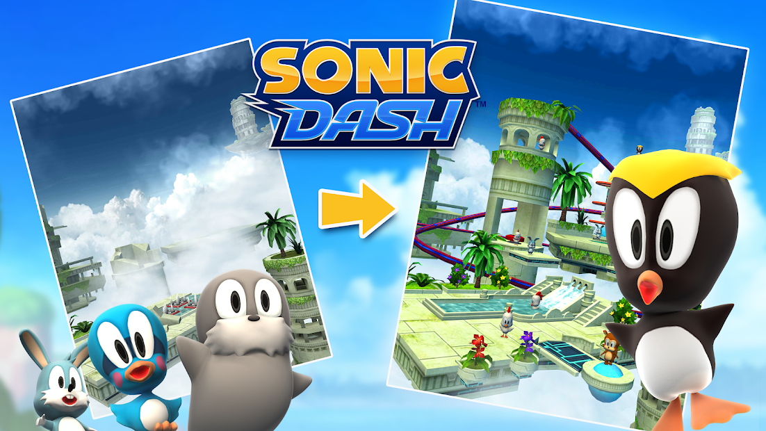 Tải game Sonic Dash - Nhím siêu tốc | Hướng dẫn cách chơi