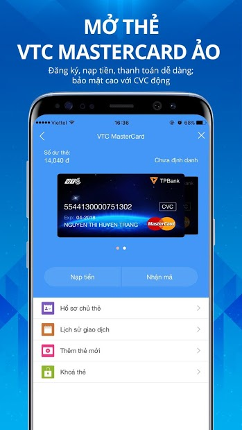 Ứng dụng Ví VTC Pay - Giúp bạn thanh toán dễ dàng | Link tải, cách sử ...