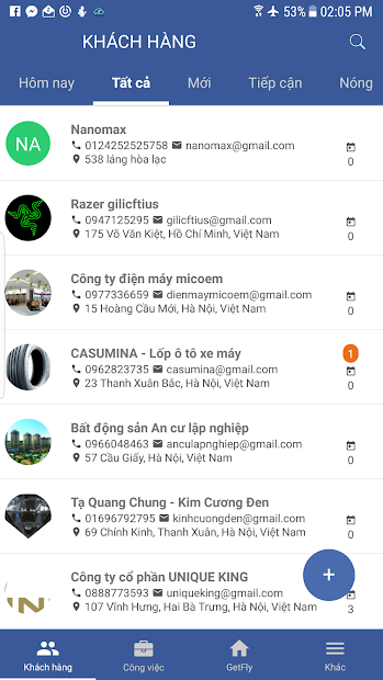 Ứng dụng GetFly CRM: Quản lý nhân viên và chăm sóc khách hàng | Link ...