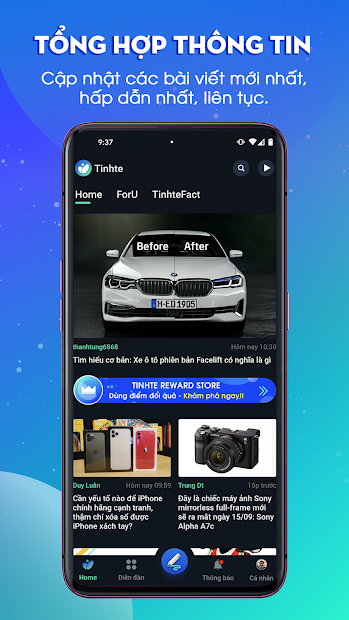 Ứng dụng Tinh tế (Tinhte.vn) - Cộng đồng chia sẻ tin tức khoa học công ...