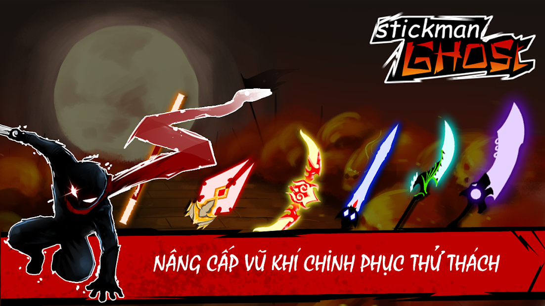 Tải game Stickman Ghost: Ninja người que | Hướng dẫn cách chơi