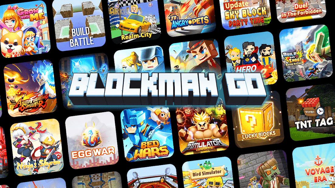 Tải Blockman Go: Blocky Mods - Game giải trí khối lập phương.