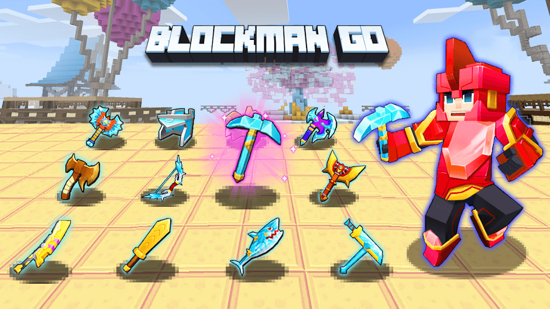 Tải Blockman Go: Blocky Mods - Game giải trí khối lập phương.