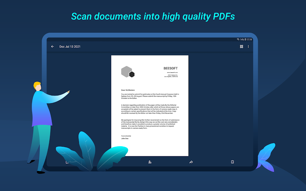 Tiny Scanner - PDF Scanner App Appxy: Ứng dụng Scan, chia sẻ file PDF