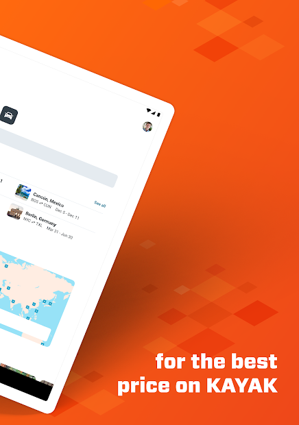 KAYAK App - Ứng dụng tìm, đặt vé máy bay, phòng khách sạn, thuê xe