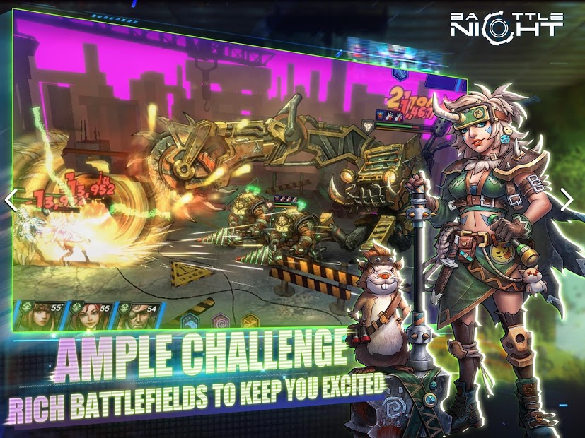 Tải Battle Night: Cyber Squad-Idle RPG - Game chiến thuật