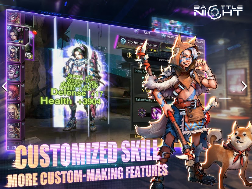 Tải Battle Night: Cyber Squad-Idle RPG - Game chiến thuật