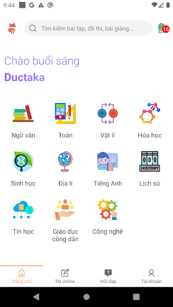 Tải VietJack - Học tốt, giải toán, soạn văn, hỏi bài và thi online