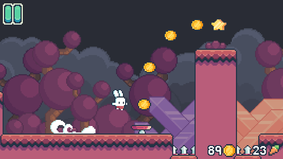Yeah Bunny 2 - Giải cứu đàn gà con | Game pixel đi cảnh thú vị