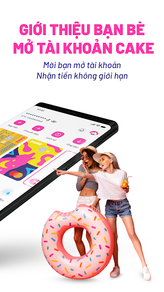 Ứng dụng CAKE - Digital Banking: Ngân hàng số miễn phí trọn đời