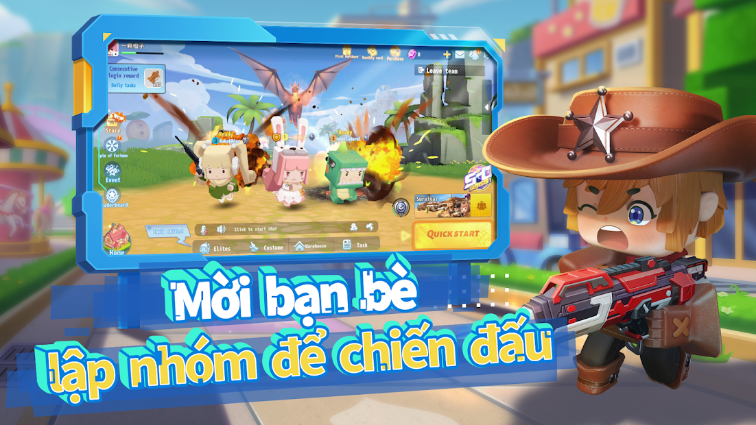 Tải Mini World Royale - tựa game Battle Royale phong cách Mini World