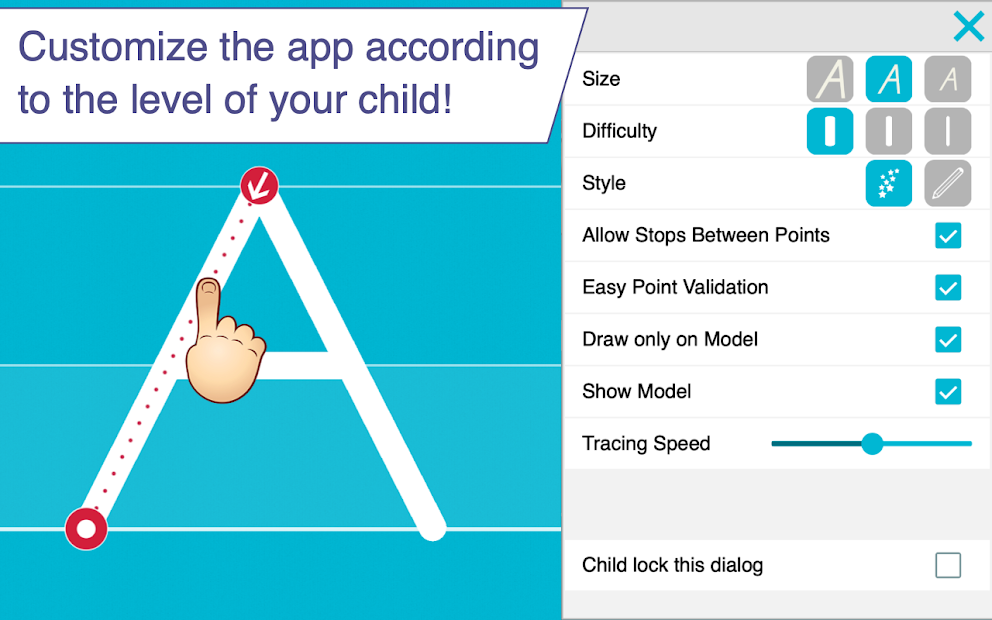 App Writing Wizard: Ứng dụng tập viết chữ dành cho bé