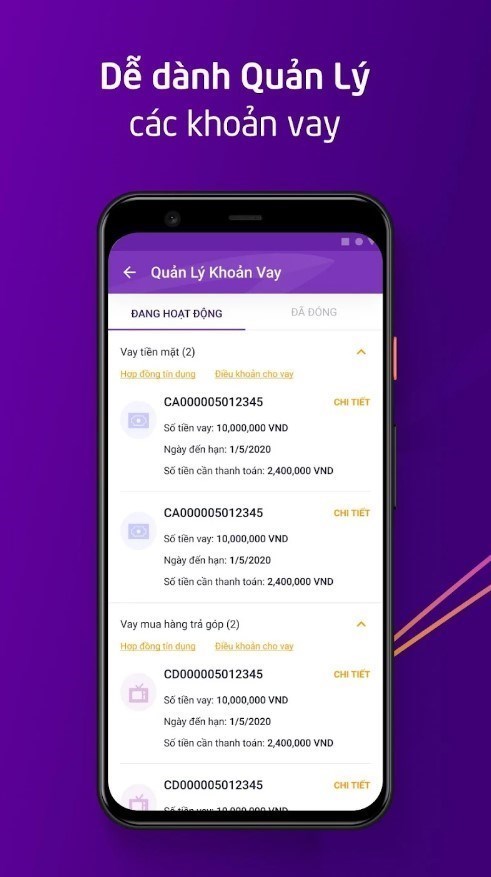 TPFico - Ứng dụng truy vấn khoản vay mọi lúc thuộc quản lý của TPBank
