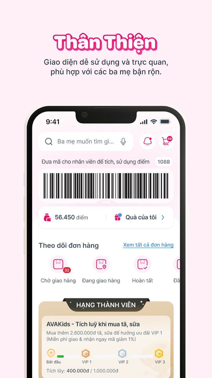 Tải App AVAKids nhận ngay 300k voucher và Freeship