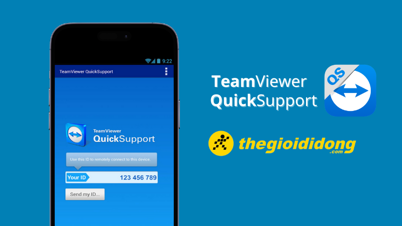 TeamViewer QuickSupport - Hỗ trợ quản lý thiết bị di động từ xa